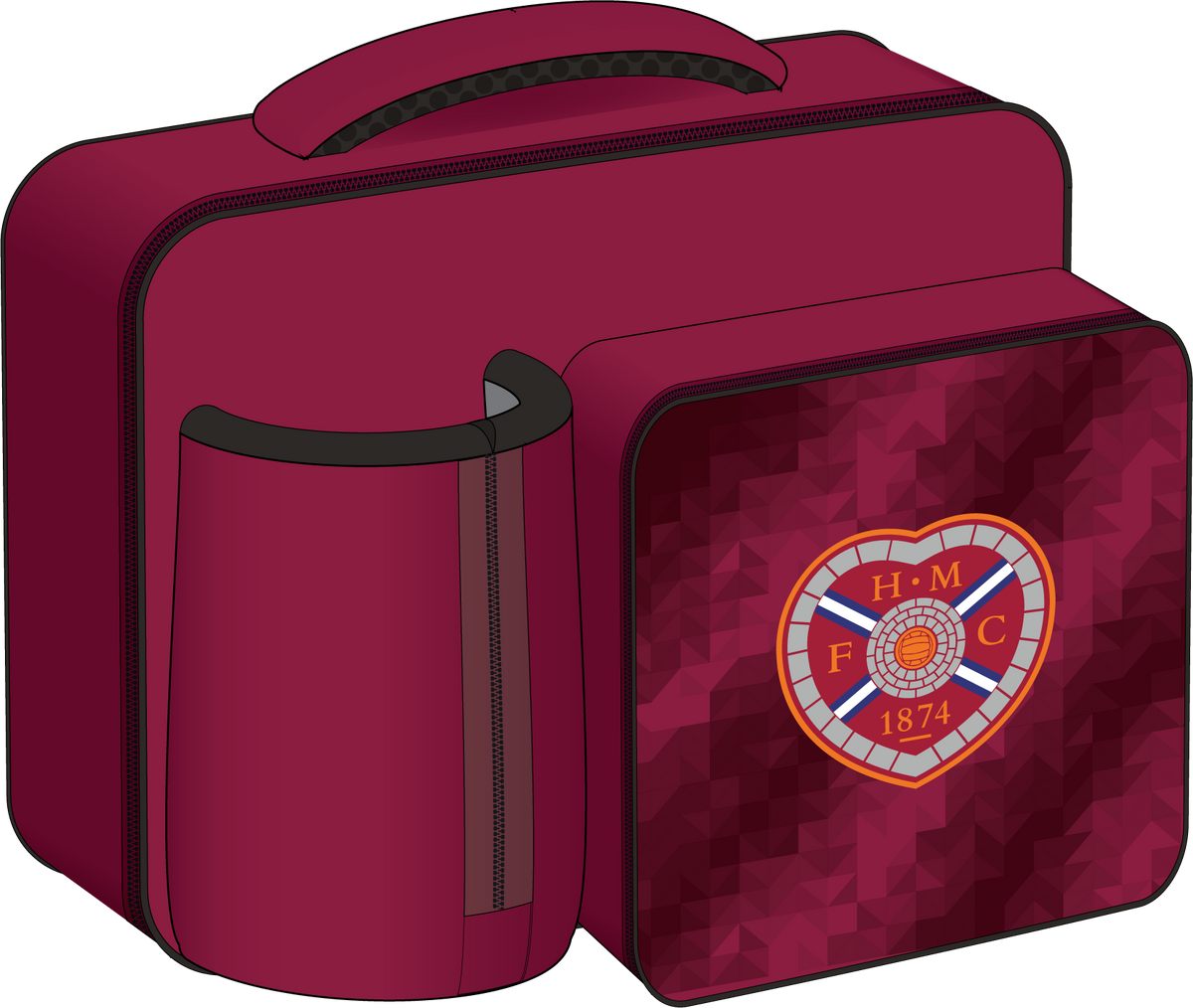 Matrix Lunch bag with Bottle Holder – Hearts Direct