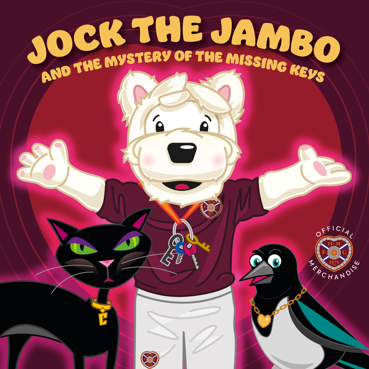 Jock the Jambo & the mystery of the missing keys Book – Hearts Direct
