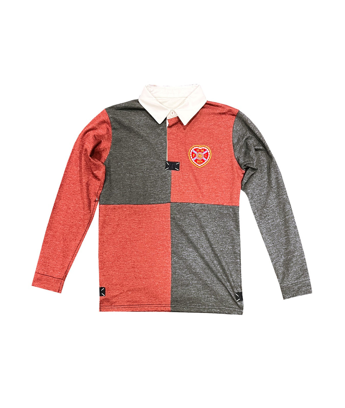 Maroon/ Blue Rugby Shirt – Hearts Direct